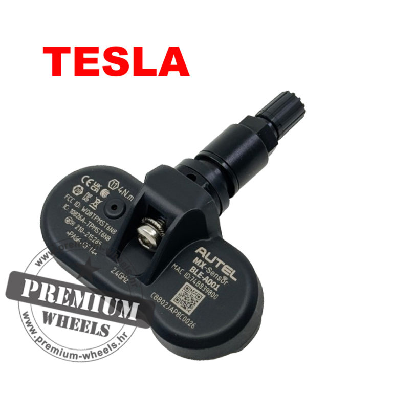 TPMS MX SENSOR BLE AUTEL BLACK VALVE TESLA - Premium Wheels
