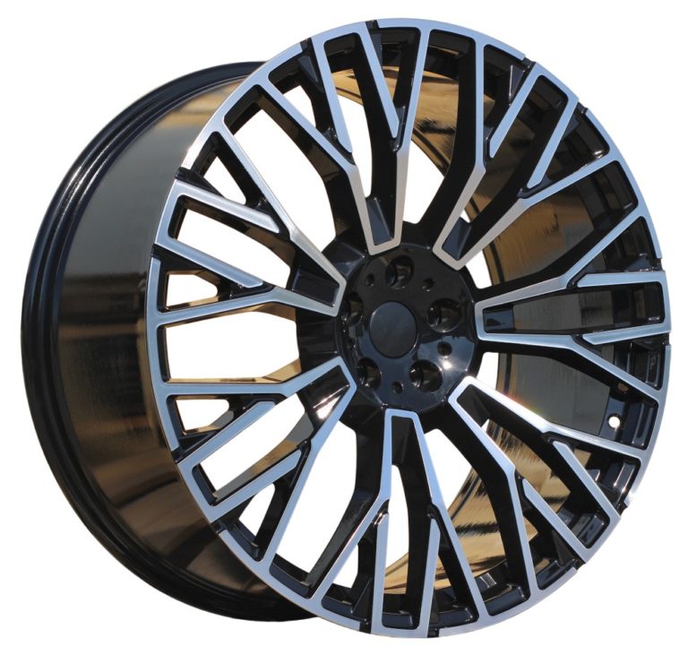 ALU FELGA ZA BMW 5X112 21" BM1111CP-HYBRID FORGED ET37 CRNA S POLIRANIM ...
